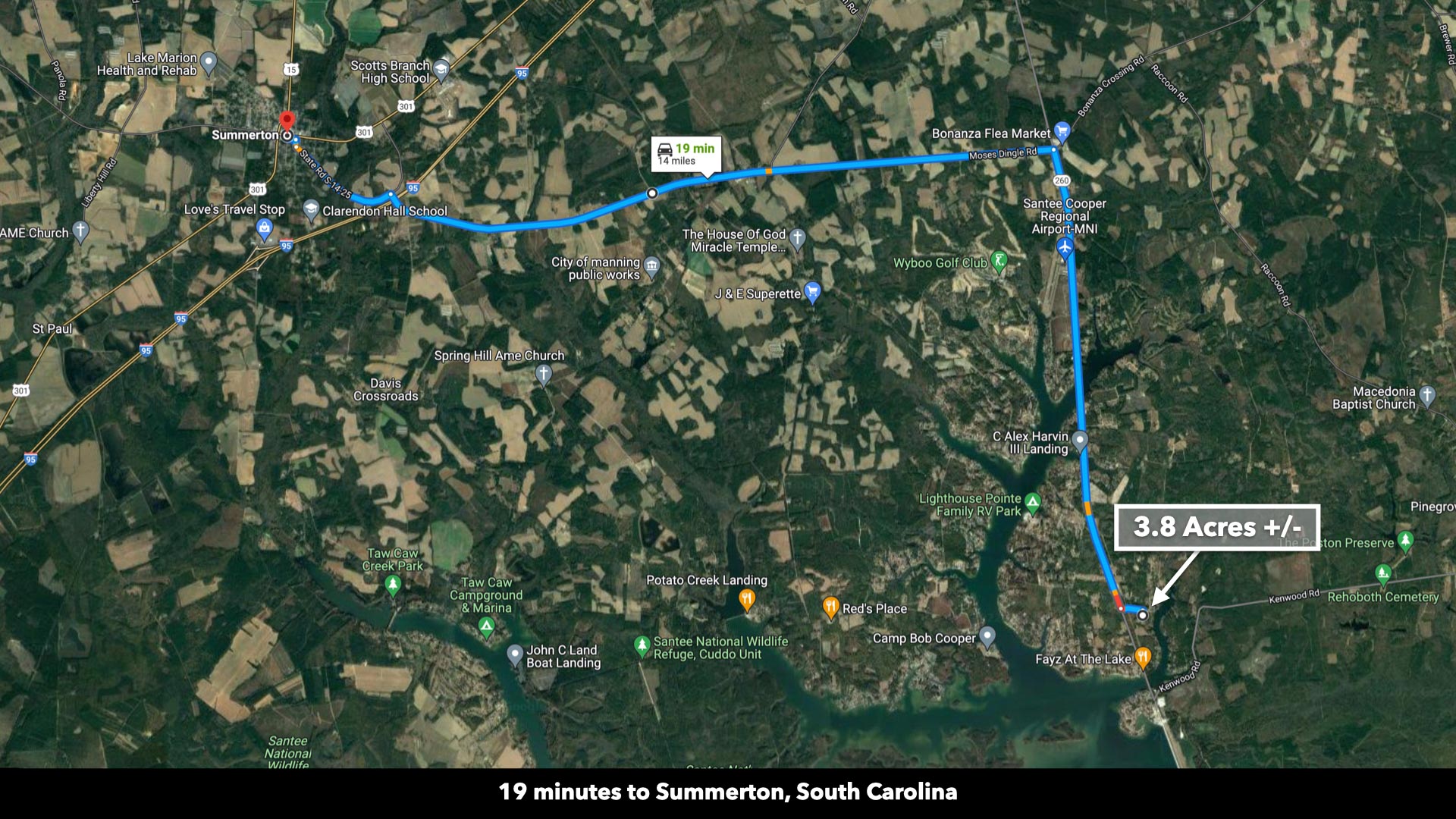 Sparkleberry Swamp Map